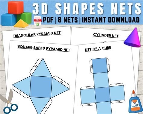 Making 3d Shapes Worksheets