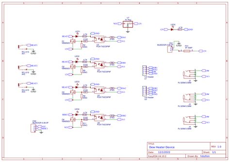 Dew Heater Device OSHWLab