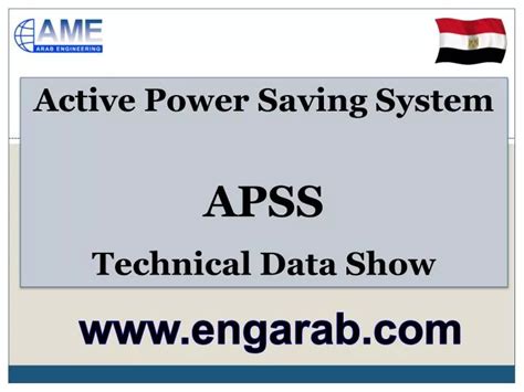 PPT Active Power Saving System APSS Technical Data Show PowerPoint Presentation ID 4857927