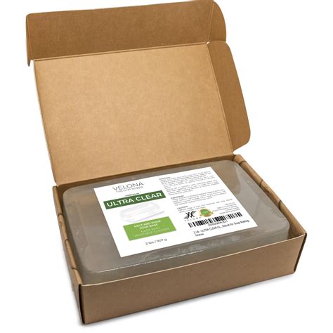 Velona 2 Lb Ultra Clear Glycerin Soap Base Melt And