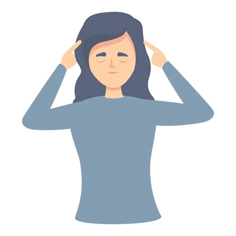 Premium Vector Student Concentration Think Icon Cartoon Vector Zen