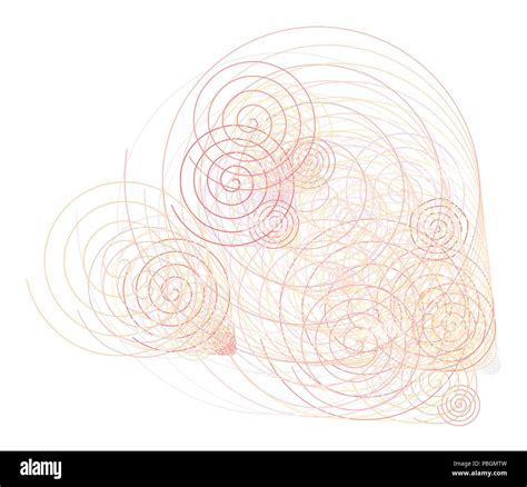 Abstract Colored Geometric Twirl Circle Lines Pattern Good For Web Page Wallpaper Graphic