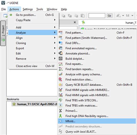 Mfold Ugene Documentation Mfold Ugene Documentation