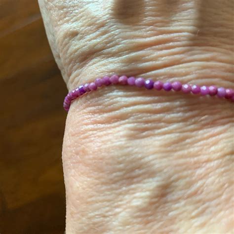 4mm Maw Sit Sit Jade Albite Crystal Beaded Bracelet Handcrafted 75