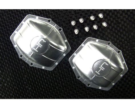 Wra12c08 Aluminum Ar60 Axle Diff Covers Silver Axial Yeti Wraith