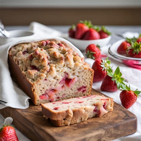Strawberry Rhubarb Bread Flavorful Rhubarb Bread The Fresh Man Cook