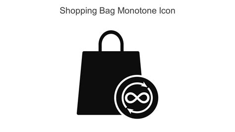 Shopping Bag Monotone Icon In Powerpoint Pptx Png And Editable Eps Format PPT Template