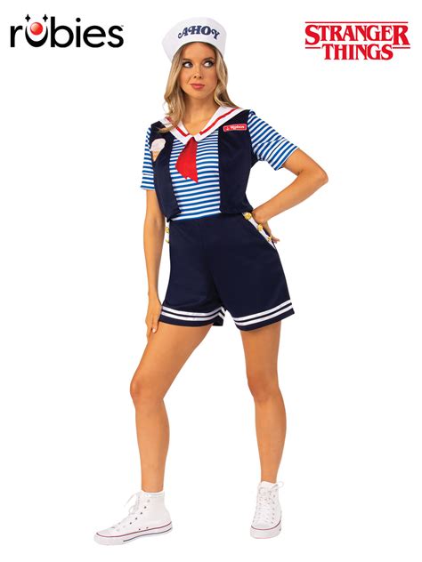 Robin Scoops Ahoy Costume Stranger Things Adult Rubies Deerfield