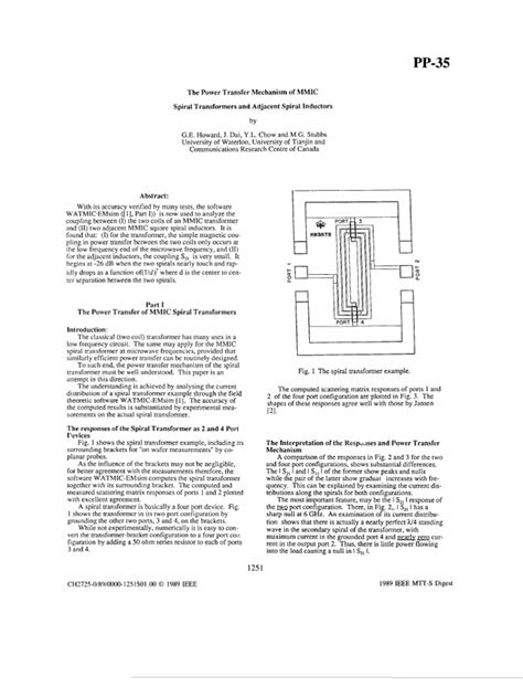 Pdf Spiral Planar Transformer 1 Dokumen Tips