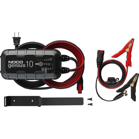 Genius10 Noco Genius 10 6v 12v 10 Amp Battery Charger And Maintainer