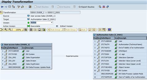 how to implement multi dimensional authorization in bw