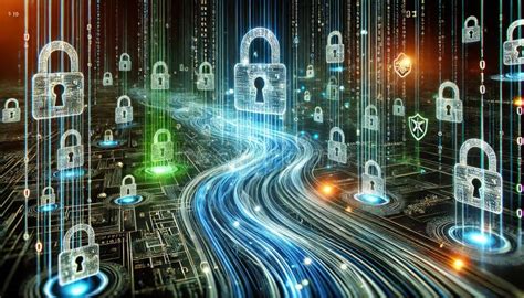 Visual Representation Of Data Encryption Streams Of Binary Code