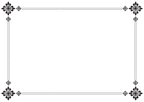 Frame Boarder Look Classic Vector Frame Boarder Presentation Png And