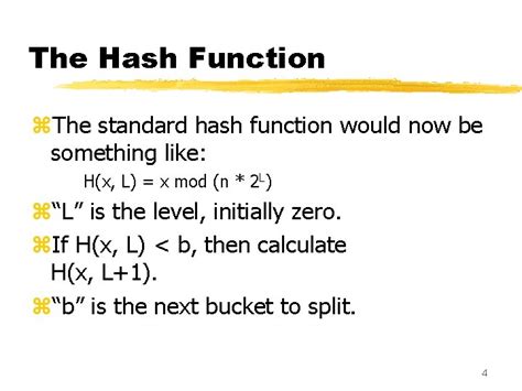 extendible hashing for use as a file structure