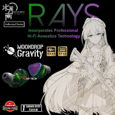 Jual Moondrop Rays 1dd 1planar Hi Fi Acoustis Gaming In Ear Monitor