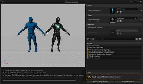 Auto Retargeting In Unreal Engine Unreal Engine 56 Documentation Epic Developer Community