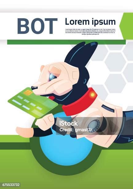 웹사이트 또는 모바일 응용 프로그램 인공 지능 개념의 채팅 봇 로봇 가상 지원 Brand Name Online Messaging Platform에 대한 스톡 벡터 아트 및