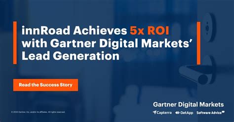Gartner Digital Markets On Linkedin Innroad Achieves 5x Roi With Gartner Digital Markets Lead