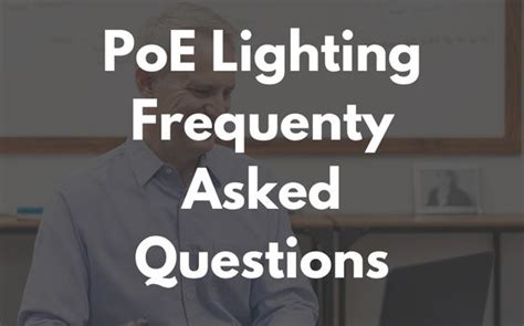 PoE Lighting FAQ PoE Texas