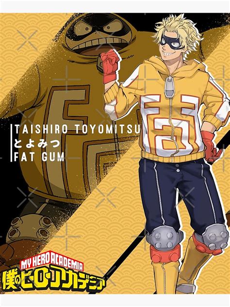 Póster Fat Gum Taishiro Toyomitsu とよみつ Mi Héroe Academia De B Love