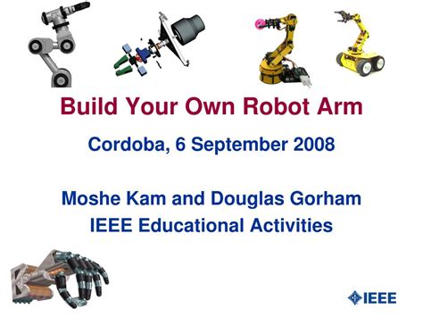 Ppt Build Your Own Robot Arm Powerpoint Presentation Free Download