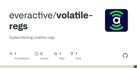 Github Everactivevolatile Regs Systemverilog Volatile Regs