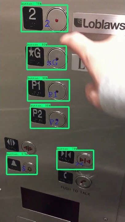 elevator button recognition youtube
