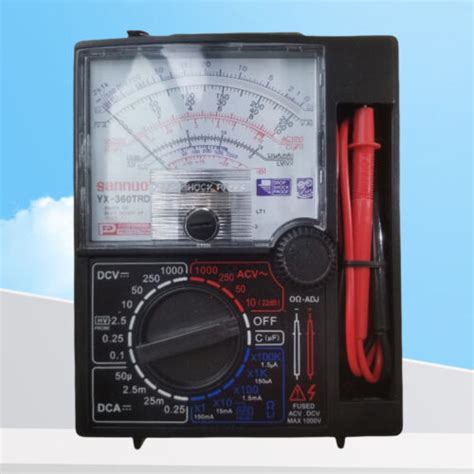 Analog Multimeter Tester Dc 1000v Voltage Current Tester Multimeter Voltmeter Ebay