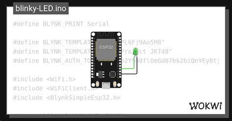 Blinky Up Copy Wokwi Esp32 Stm32 Arduino Simulator