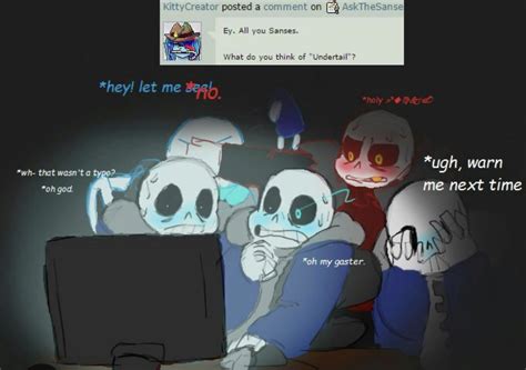 Sanses React To Undertail Fandom