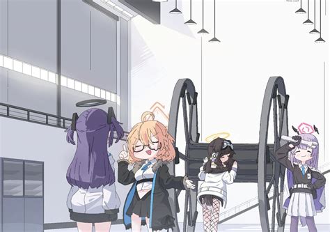 Yuuka Hibiki Kotori And Utaha Blue Archive Drawn By Shimotsu Danbooru