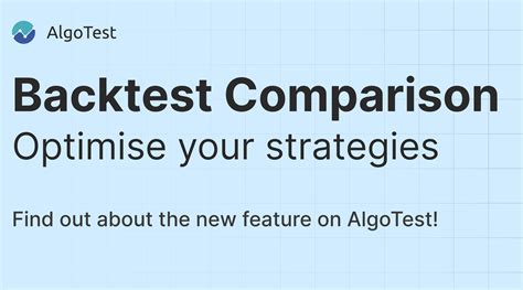 Backtest Comparison On Algotest Algotest Blog
