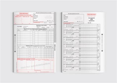 National Inpatient Medication Chart Acute Shop Compact Business Systems Australia