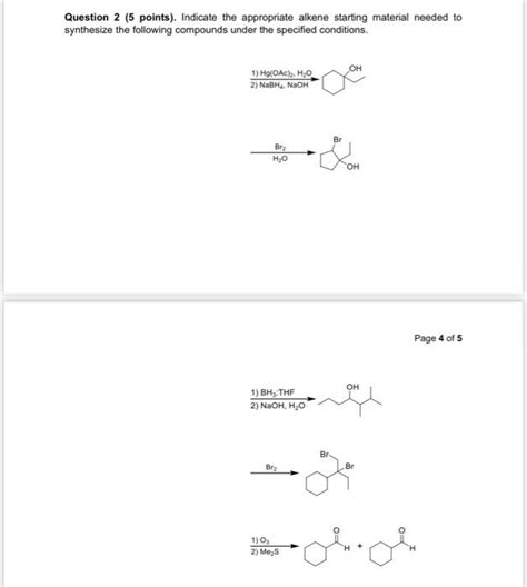 Solved Question 2 5 Points Indicate The Appropriate