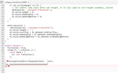 Vuejs Vue 项目编译通过，在360浏览器下报错：unexpected Token Segmentfault 思否