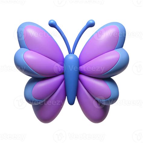 Unforgettable Vintage Symmetrical Butterfly With Crisp Edges And Single Weight Stroke Flat