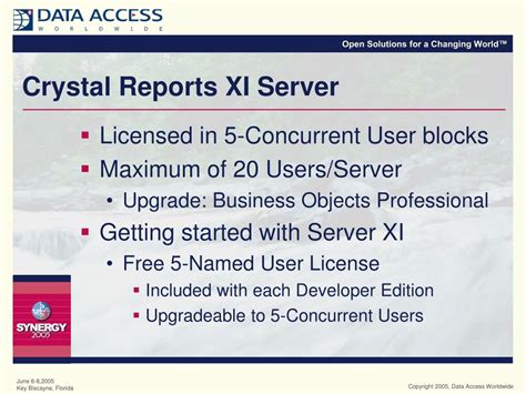 Ppt Crystal Reports Xi Environment Features And Comparison Powerpoint