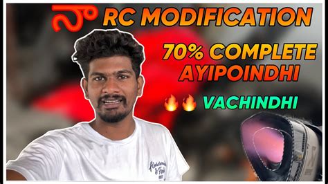 my bike modification part 2 fire on exhuast 💥 adithya raj vemula youtube