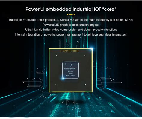 Integrado De A9 Cpu Imx 6 Dual Core Solo Con 4usbaudio4rs232 Y Rs485