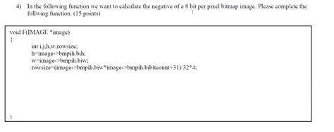 Solved Complete The Following Programming Function That Chegg