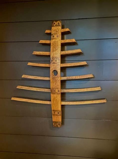 Bourbon Barrel Floating Shelf Whiskey Barrel Floating Shelf Rustic