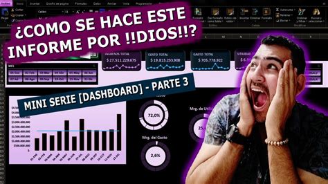 Como HACER Un DASHBOARD En Excel AVANZADO Desde CERO Sencillo Y