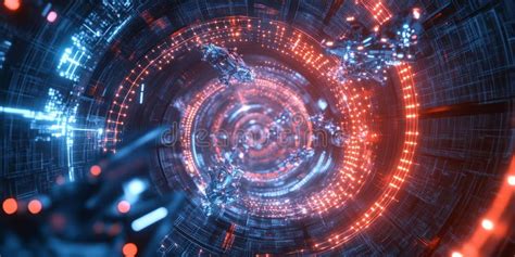 A Mesmerizing Futuristic Ai Driven Swarm Based Search And Rescue System Displaying Glowing