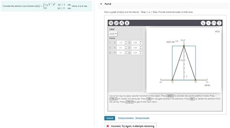 Solved Part B Consider The Electron Wave Function Chegg