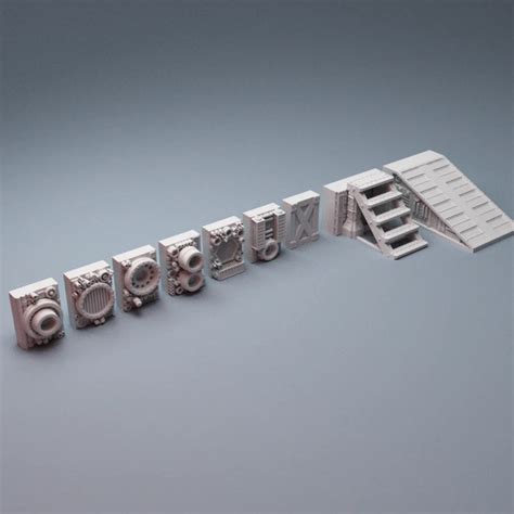 3d Printable Scifi Grimdark Undernidus Riser Platform 28mm By Corvus