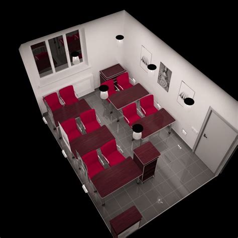 Class Room 3d Model 19 Max Fbx Obj Free3d