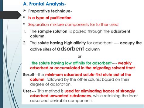 Adsorption And Partition Column Chromatographypptx Chemistry Science