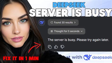 How To Fix Deepseek The Server Is Busy Please Try Again Later Error