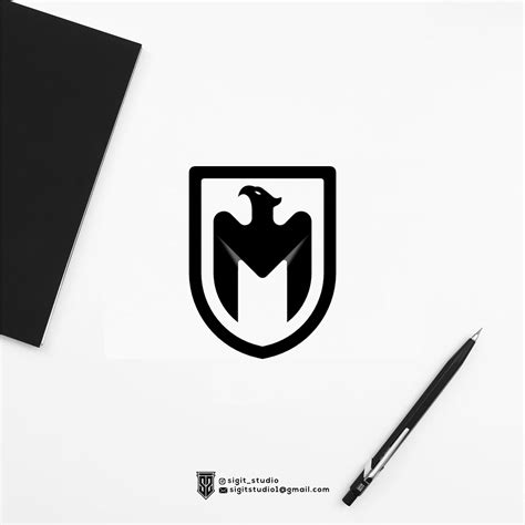 M Eagle Monogram Logo Concept Behance
