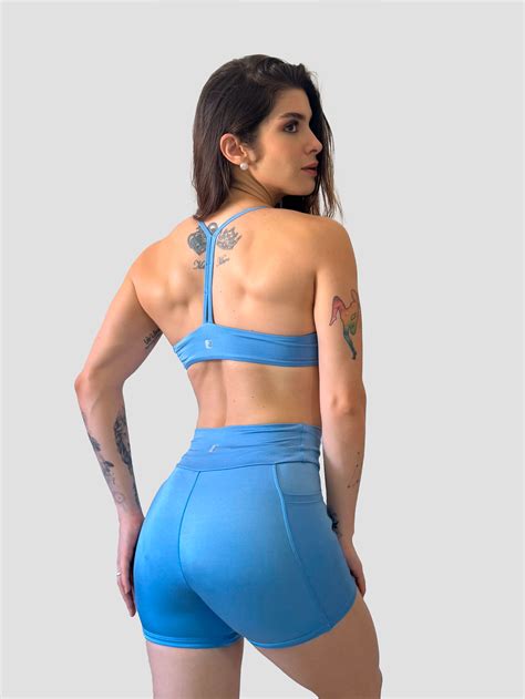 Shorts Active Premium Azul Celeste Triple Under Varejo